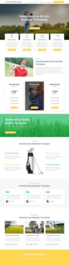 Membership Website Template – Membership Website Template By ...